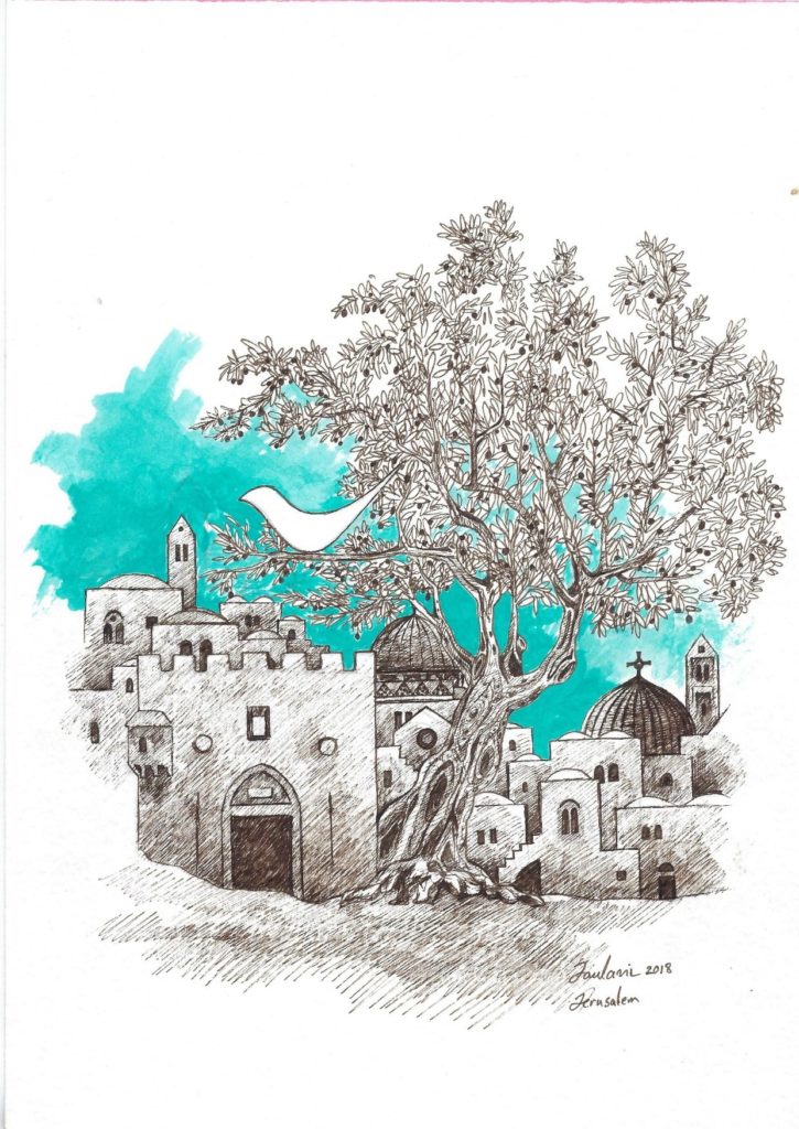 Beautiful Jerusalem | Artwork, Prints | Levantine Gallery