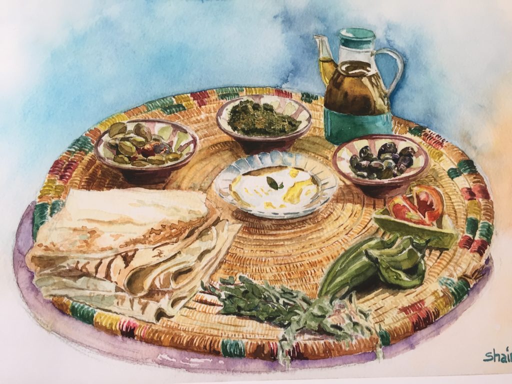 A Traditional Breakfast | Artwork, Prints | Levantine Gallery